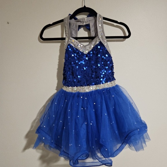 Weissman | Costumes | Weissman Blue Tutu Dress Sz 12 Mc Ballerina Dance ...